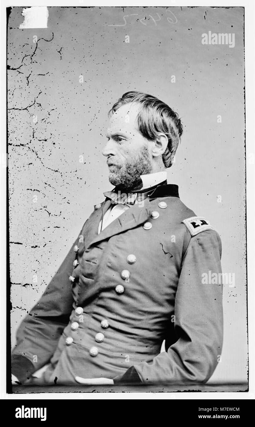 An image of General William Tecumseh Sherman, a key figure in the ...