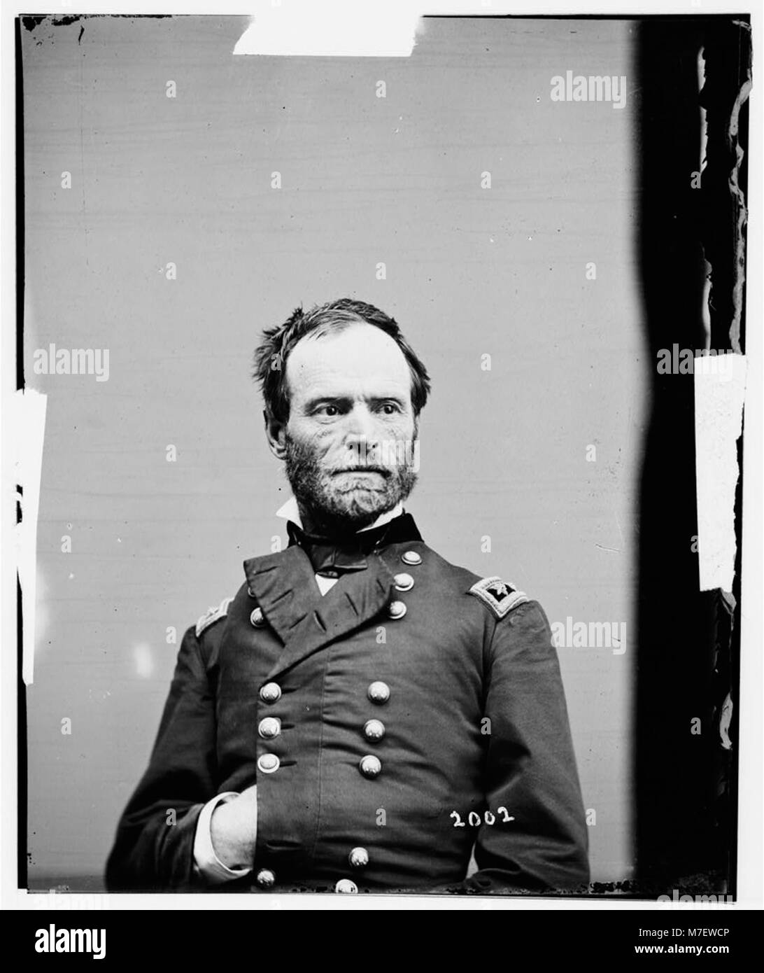 A portrait of General William Tecumseh Sherman, Union commander during ...