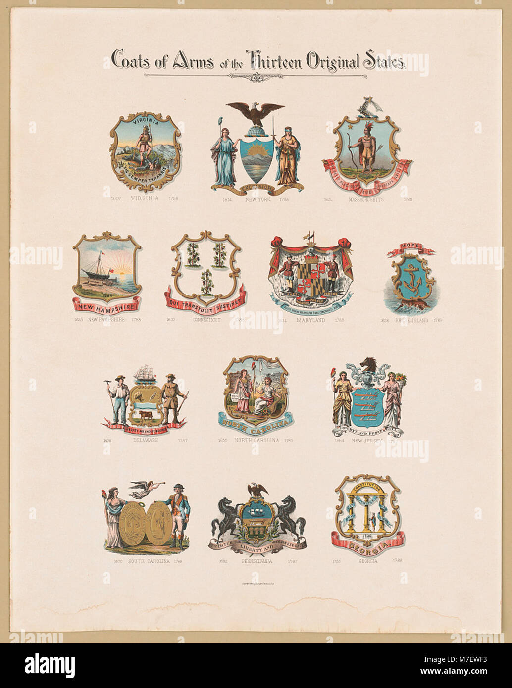 Original 13 colonies hi-res stock photography and images - Alamy