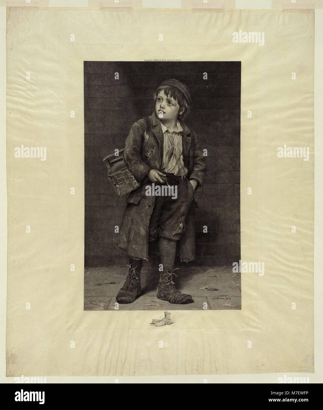 Shoe-shine boy) - J.G. Brown N.A LCCN2012645533 Stock Photo - Alamy