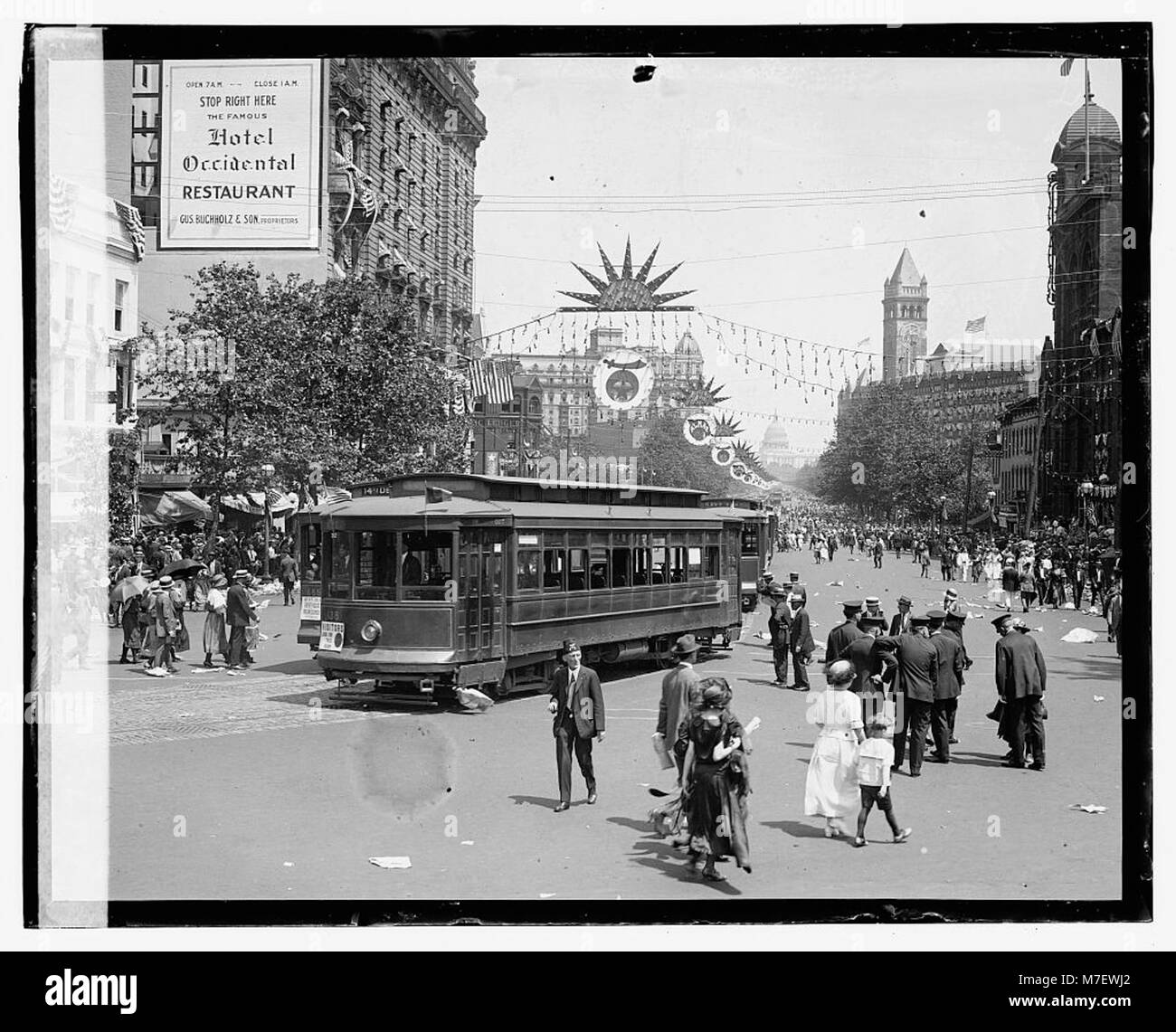 Street scene featuring local Black and White Stock Photos & Images - Alamy