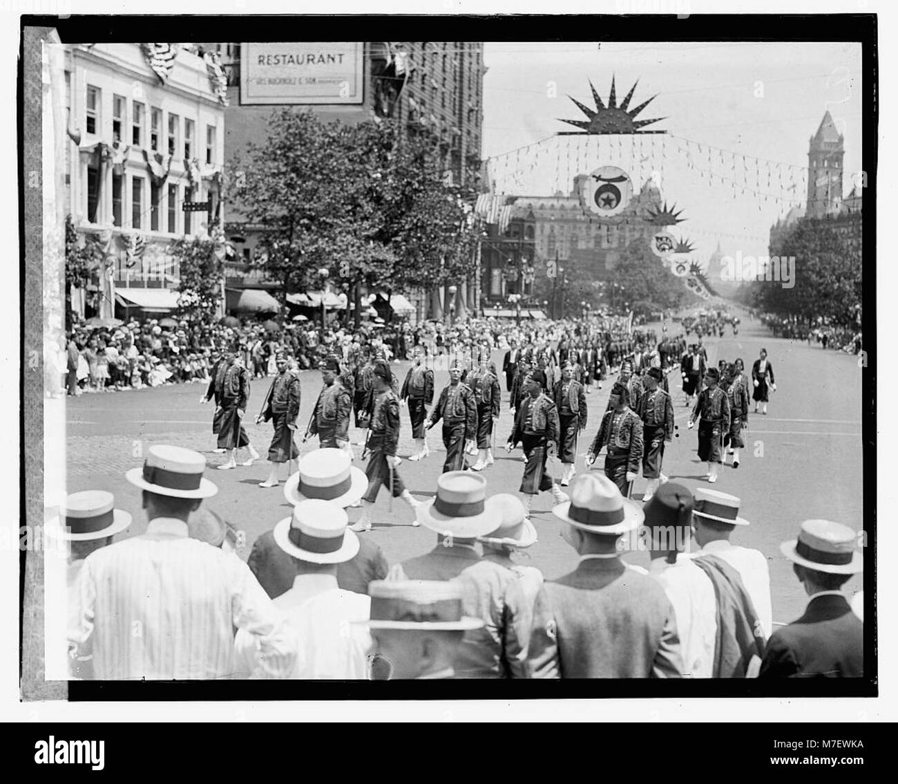 A photograph of the Shriners Parade in Washington, D.C., on May 6, 1923 ...