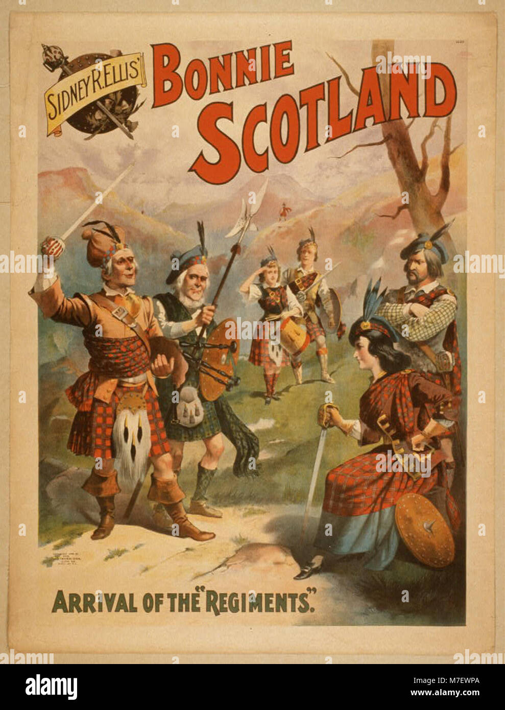 A promotional image for Sidney R. Ellis' musical production of 'Bonnie ...