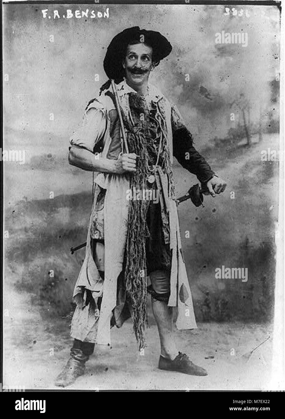 Portrait of Sir F.R. Benson, a notable figure in British theater and ...