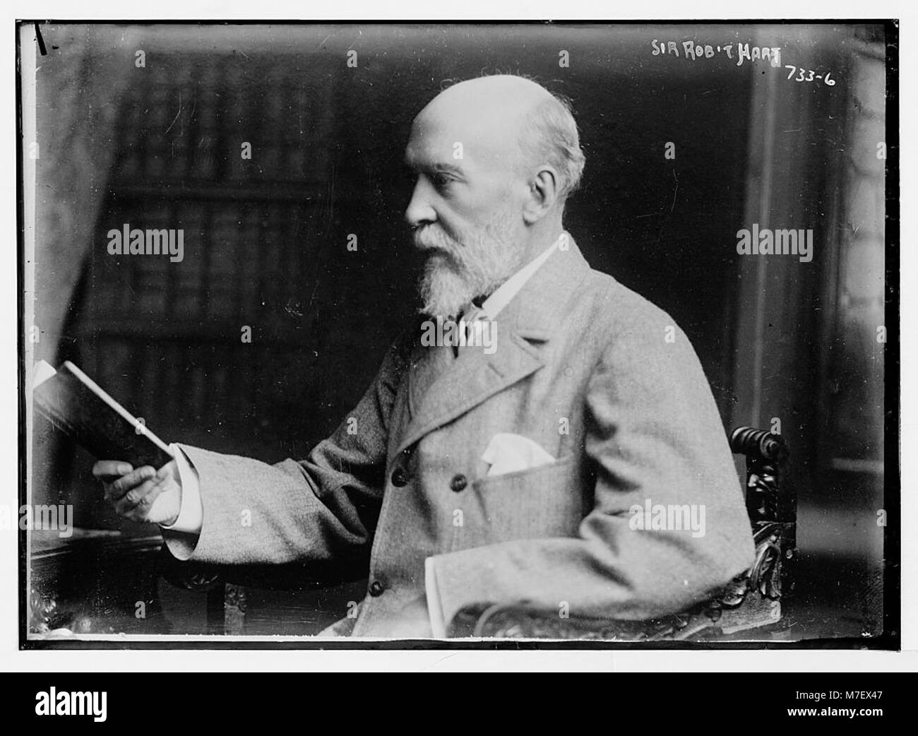A portrait of Sir Robert Hart, a prominent figure in China's late Qing ...