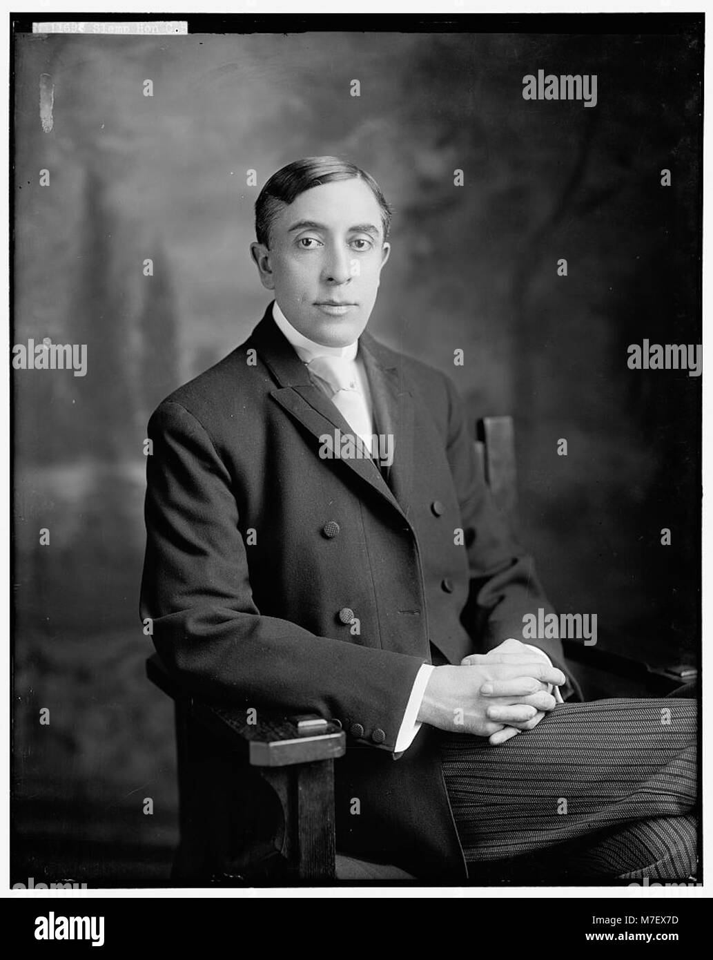 A portrait of Honorable C.B. Slemp, an American politician known for ...