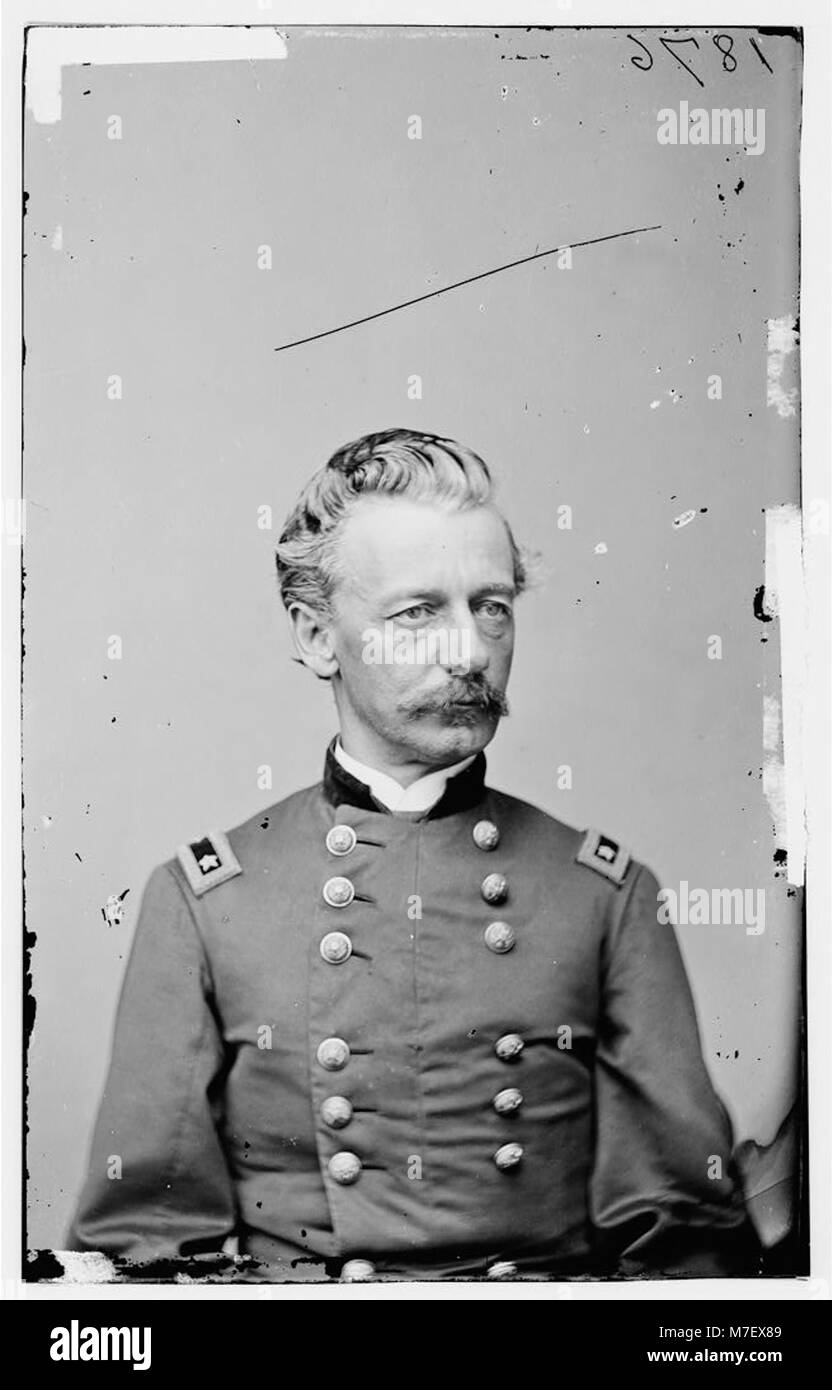 A historical portrait of General Slocum, a prominent figure in the ...