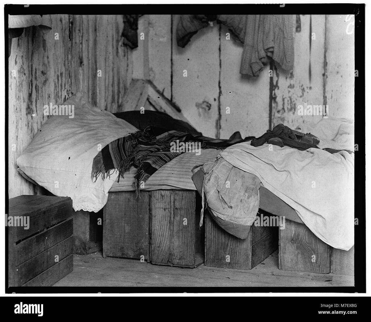A small shack on Forsythe's Bog, home to the De Marco family. The room ...