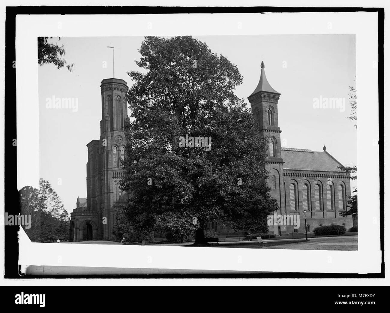 This image shows the Smithsonian Institution, a renowned educational ...