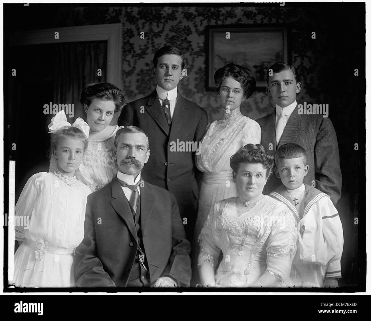 Photograph of U.S. Senator Reed Smoot, part of a group shot. He was a ...