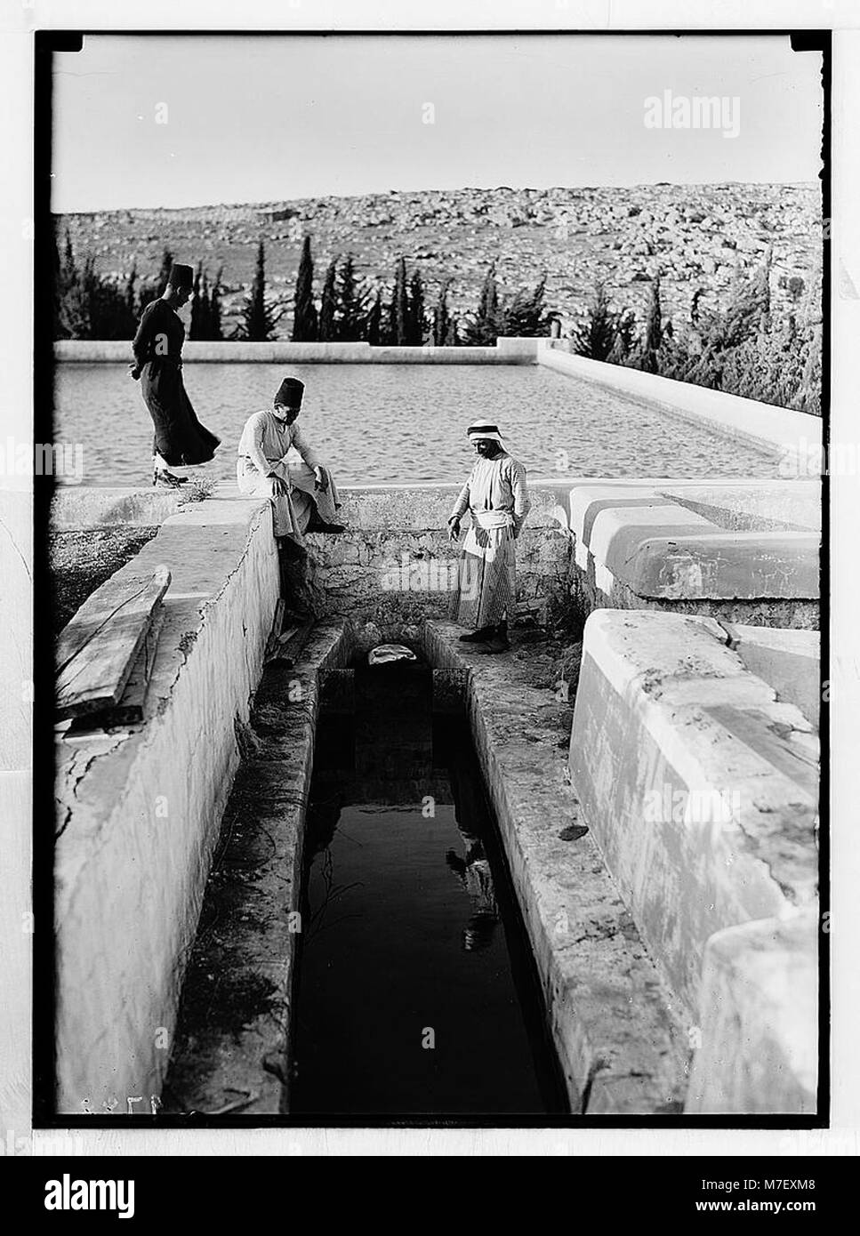 Solomon's Pools in Israel are ancient water reservoirs, part of a ...