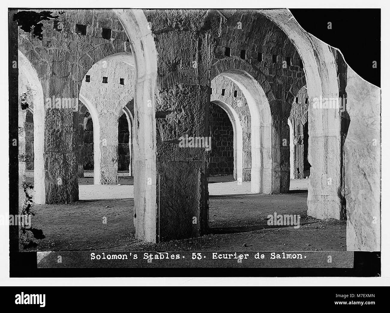 Solomon's Stables, located in Jerusalem, are historical underground ...