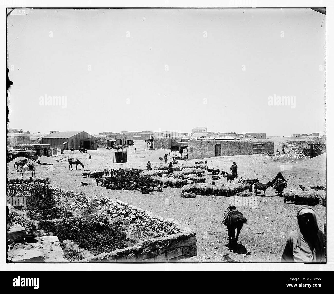 A general view of Beersheba in Southern Palestine, showing the city’s ...