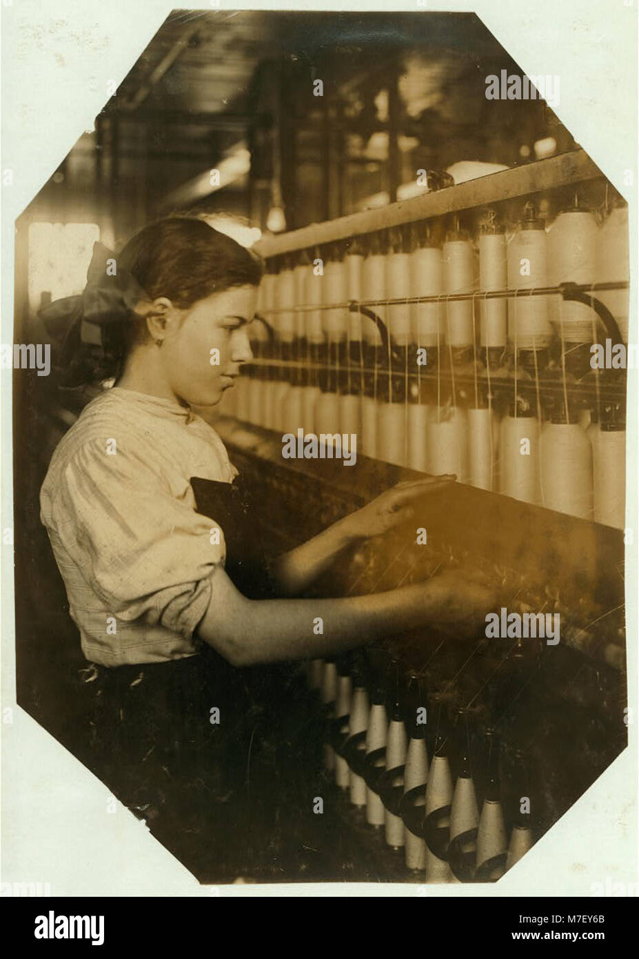 A photograph of a spinner, possibly from a factory or industrial ...