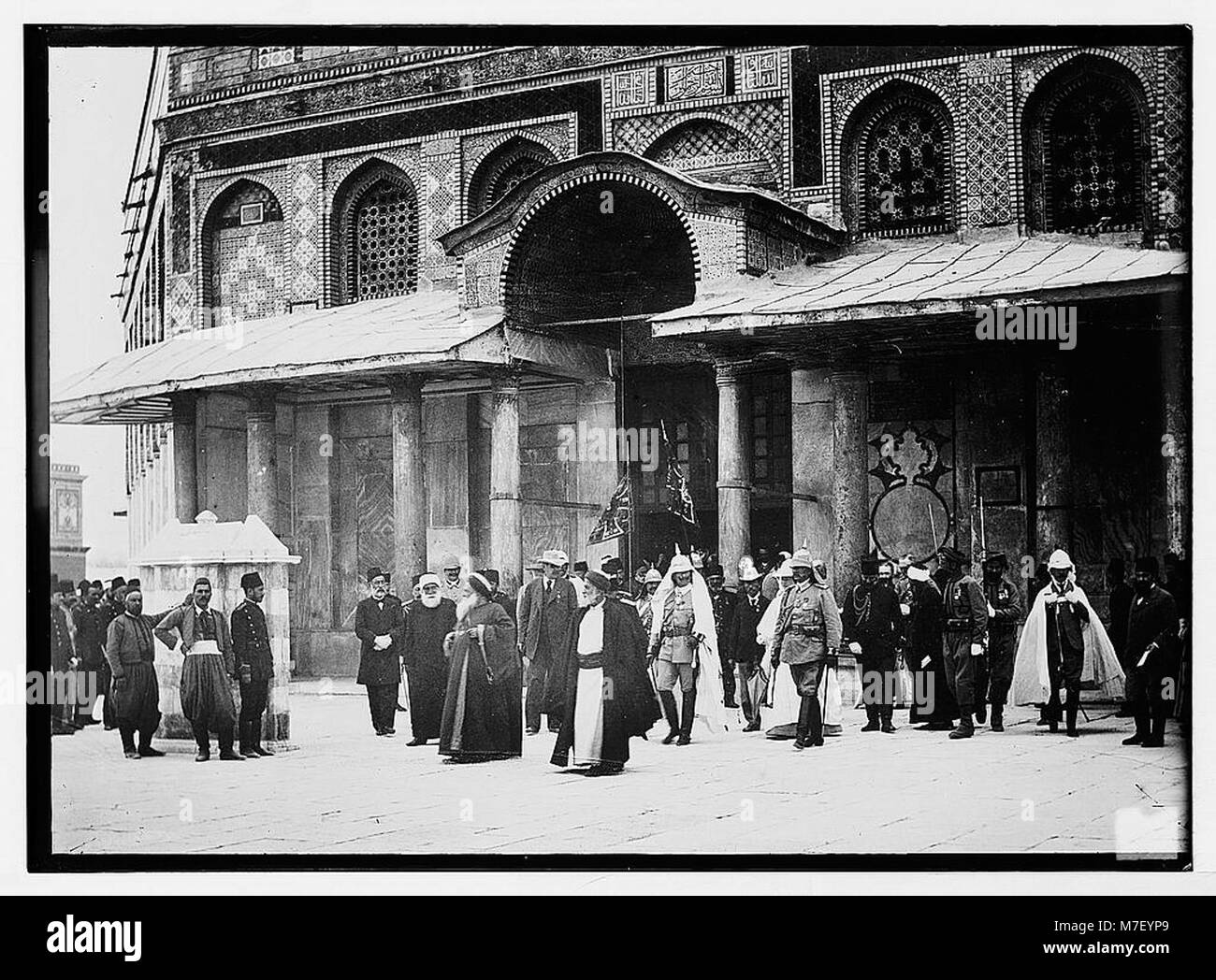 This photograph captures the state visit of Wilhelm II of Germany and ...