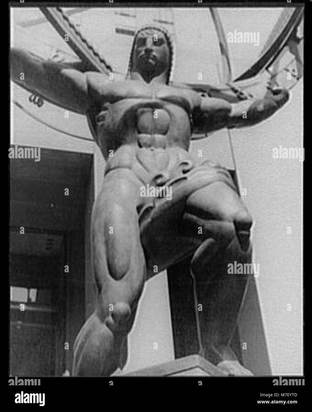 The Statue of Atlas stands prominently in front of Radio City Music ...