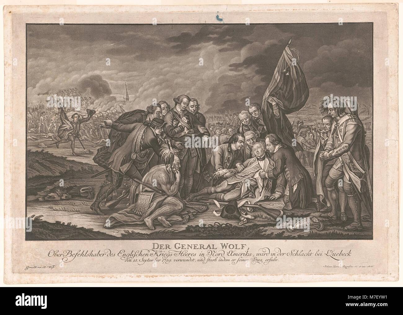 General Wolf was the commander of the British Army in North America ...