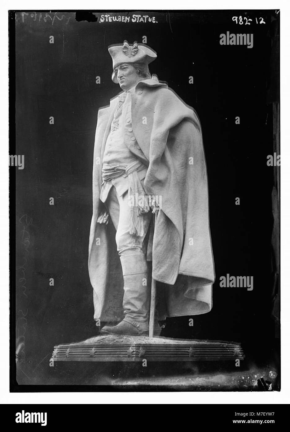 The statue of Baron von Steuben, a key figure in the American ...