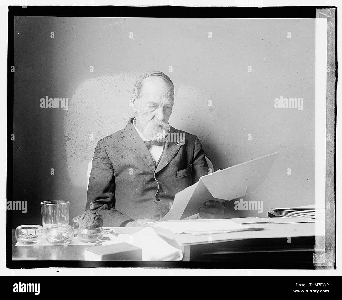A portrait of Stephen R. Whitney, an American businessman and ...