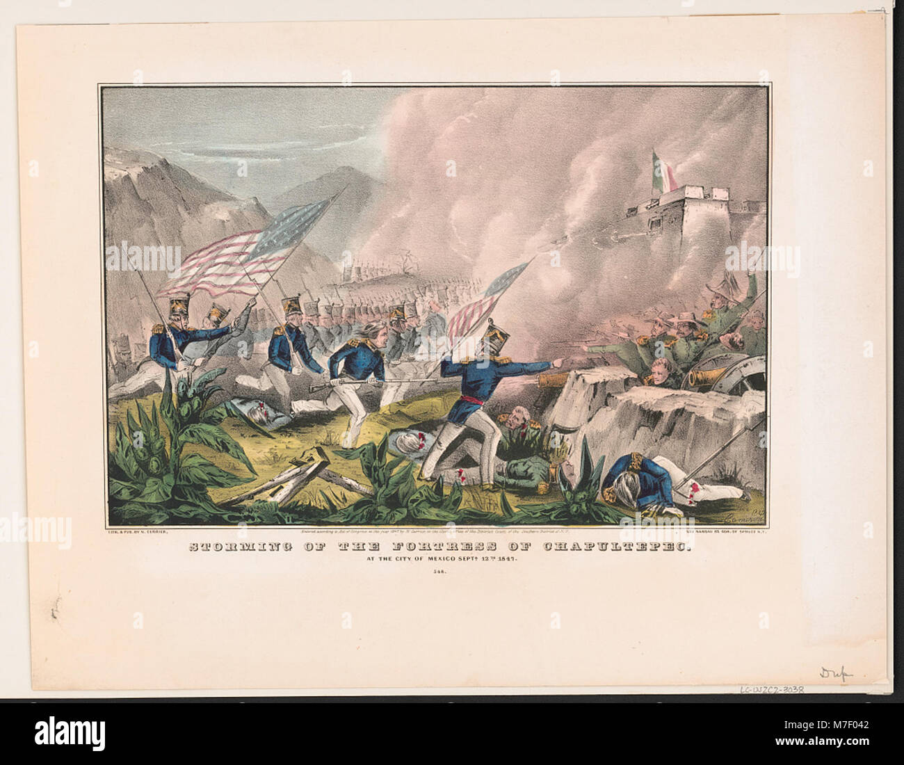 This historical image depicts the Storming of the Fortress of ...