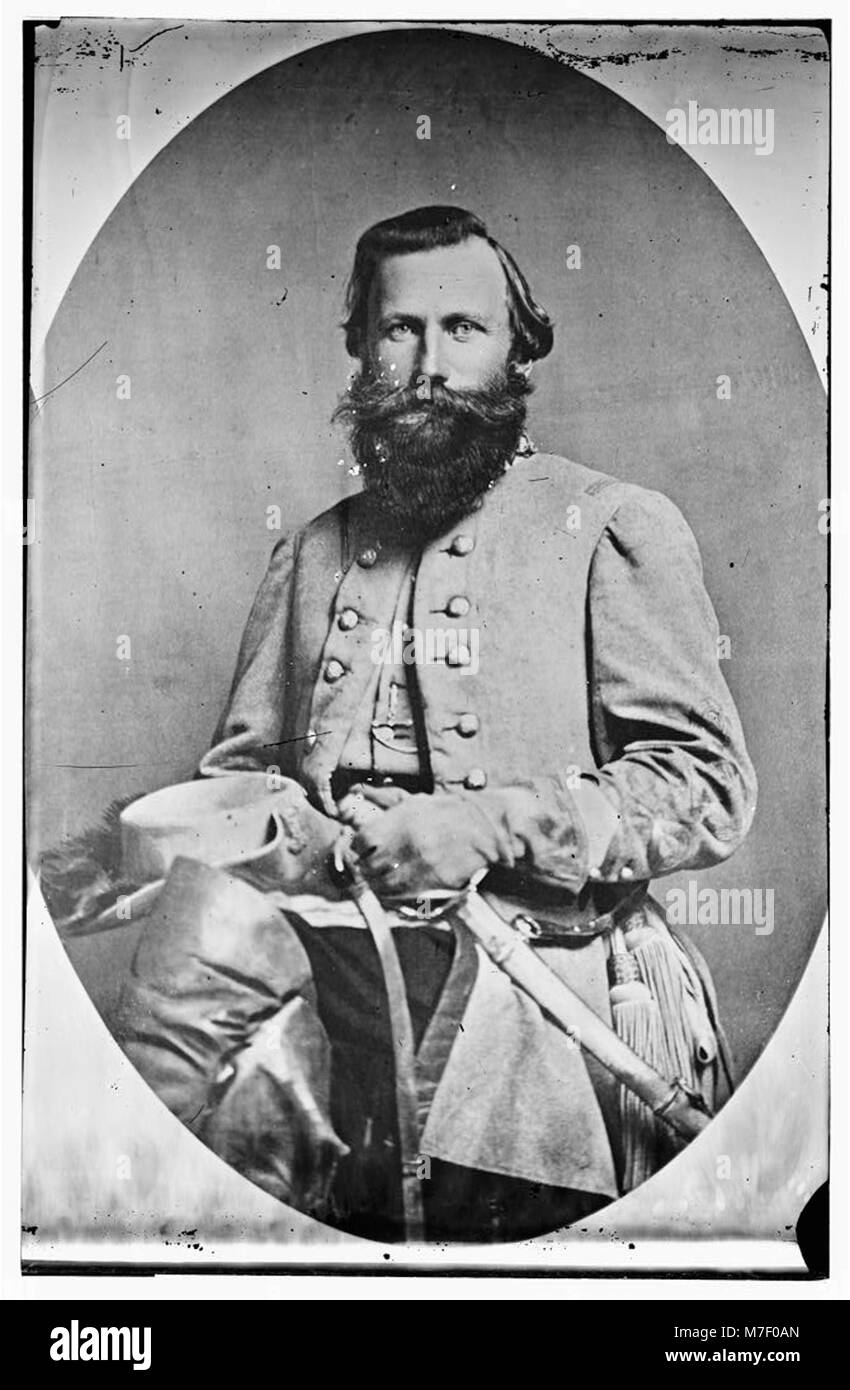Confederate cavalry general Black and White Stock Photos & Images - Alamy