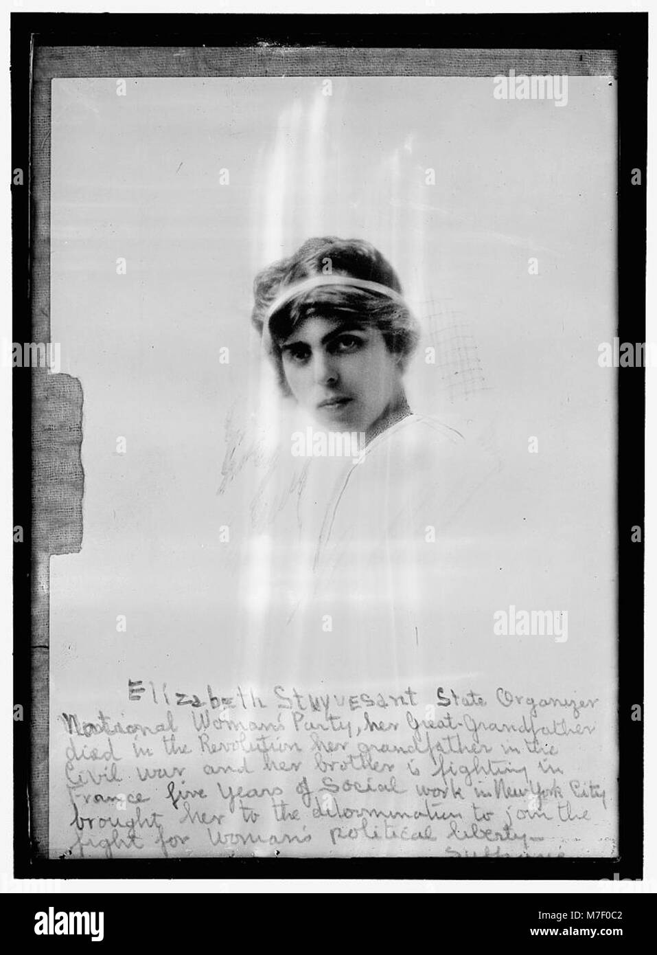 This historical portrait features Elizabeth Stuyvesant, an influential ...