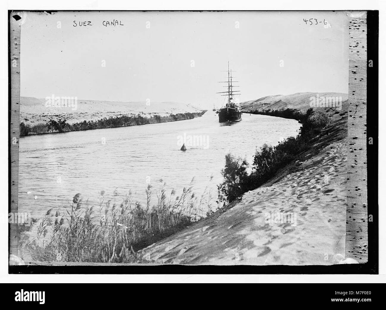 The Suez Canal, a key waterway in Egypt, connects the Mediterranean Sea ...