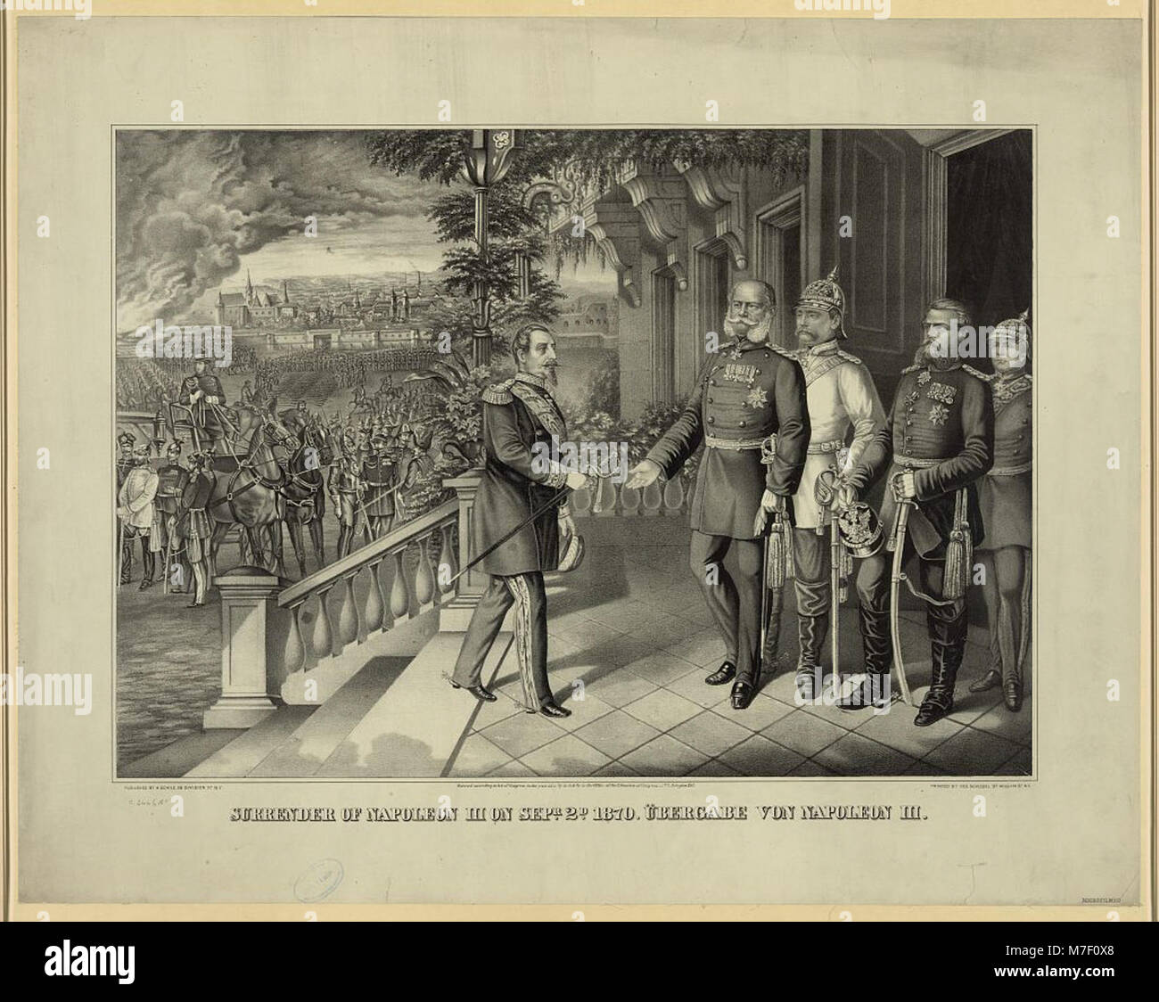 The surrender of Napoleon III on September 2, 1870, during the Franco ...