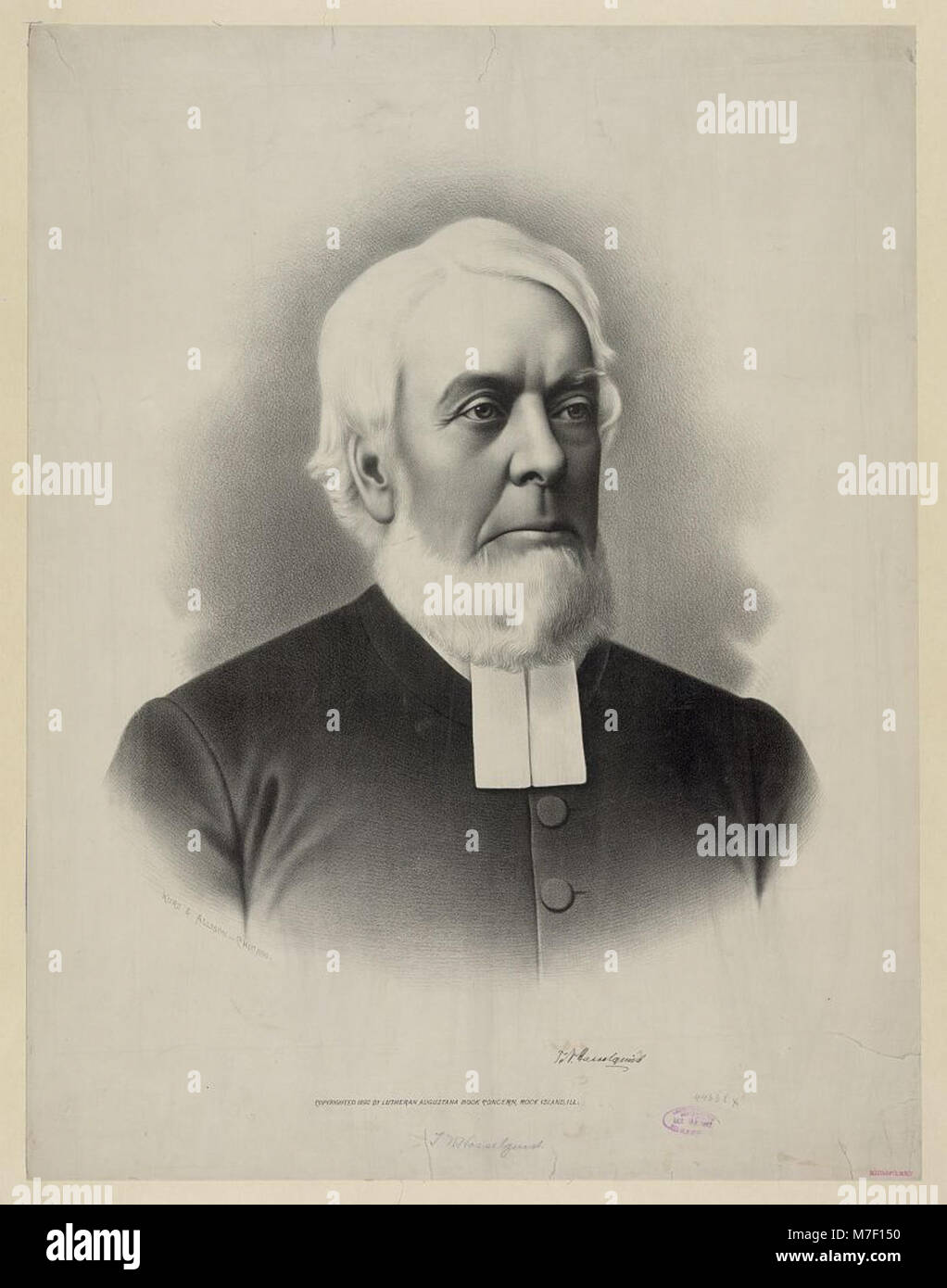This is an image of T.N. Hasselquist, a notable individual from history ...
