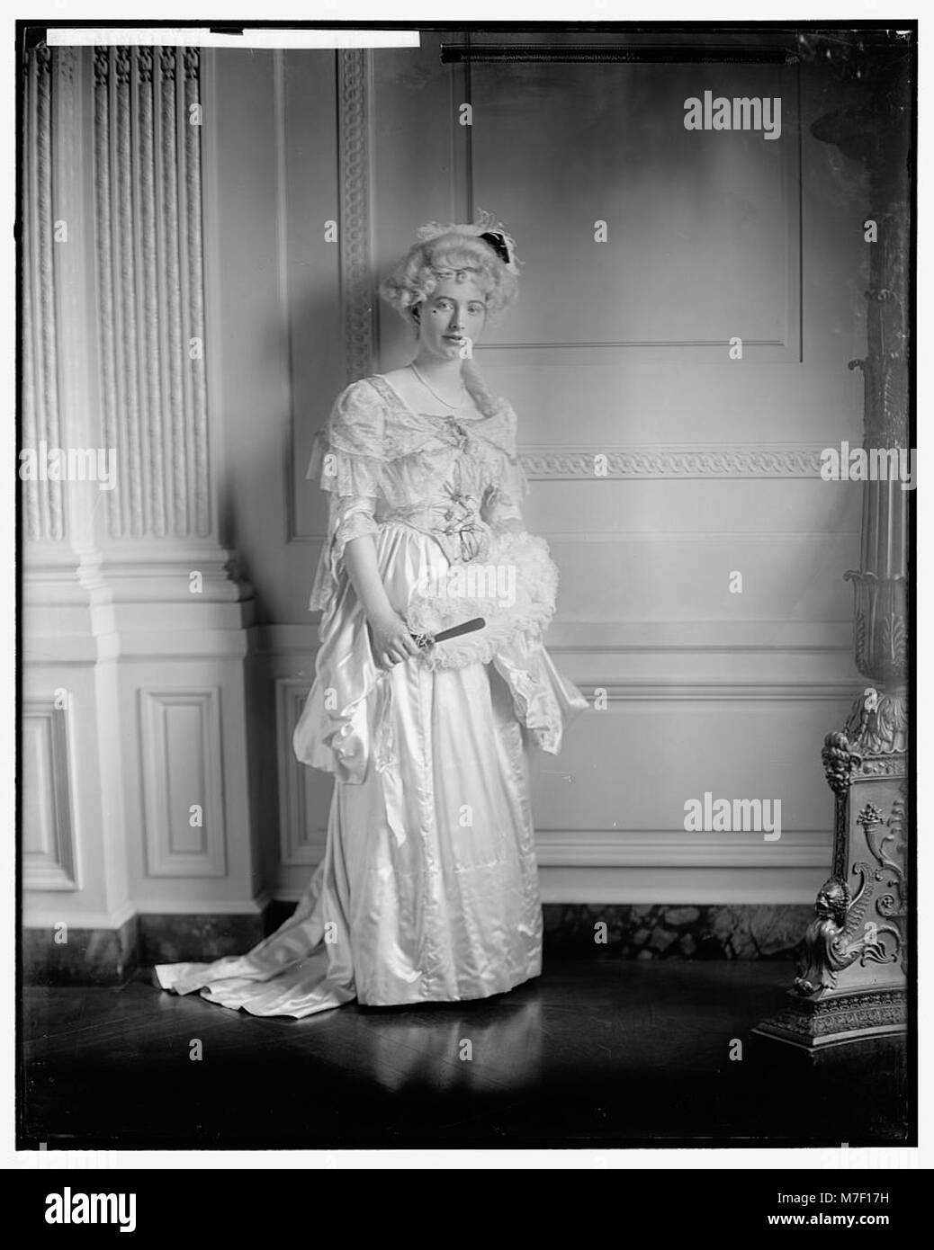 A portrait of Miss Helen Taft, the wife of President William Howard ...