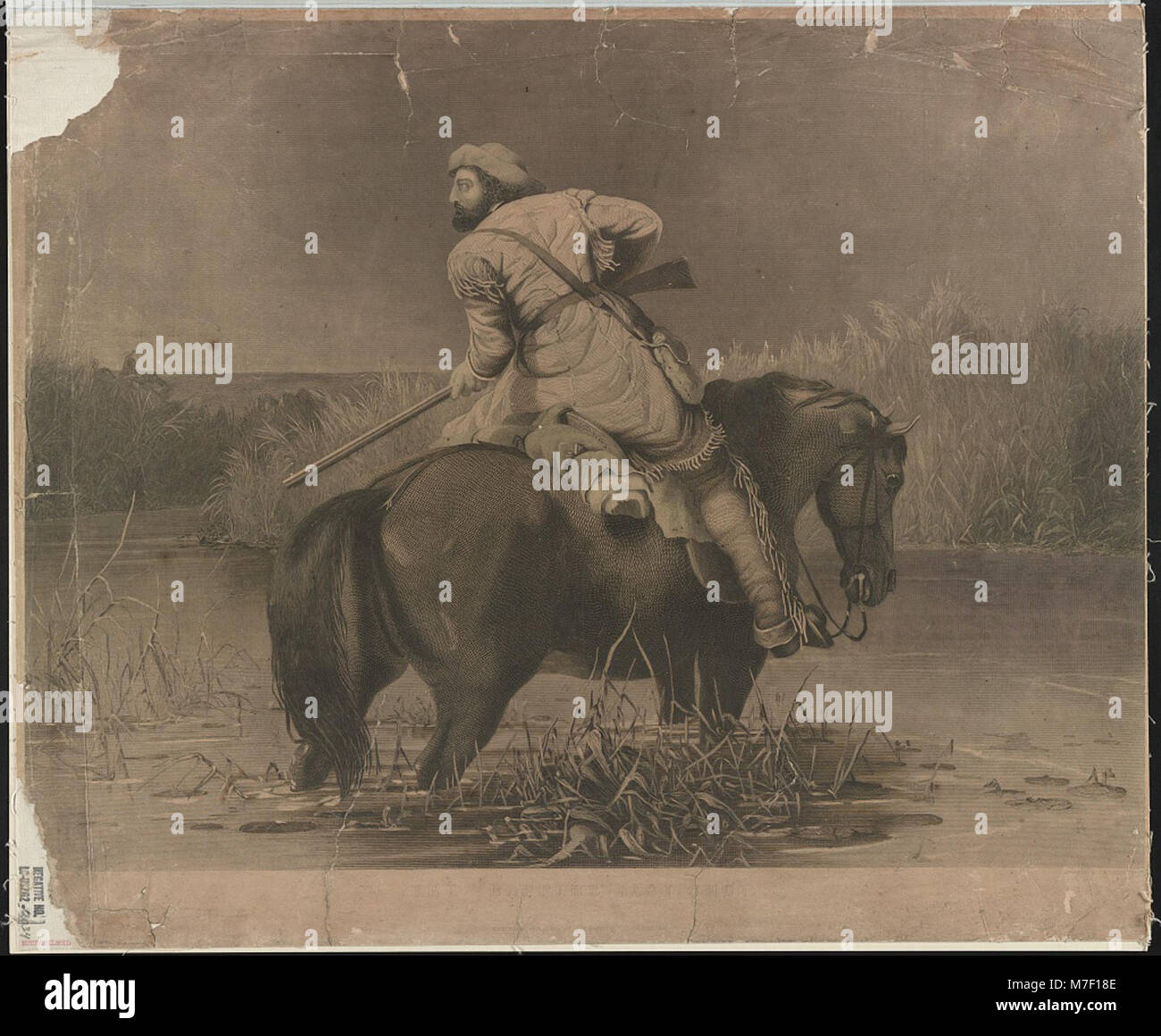 A depiction of the final moments of the trappers, showing the last shot ...