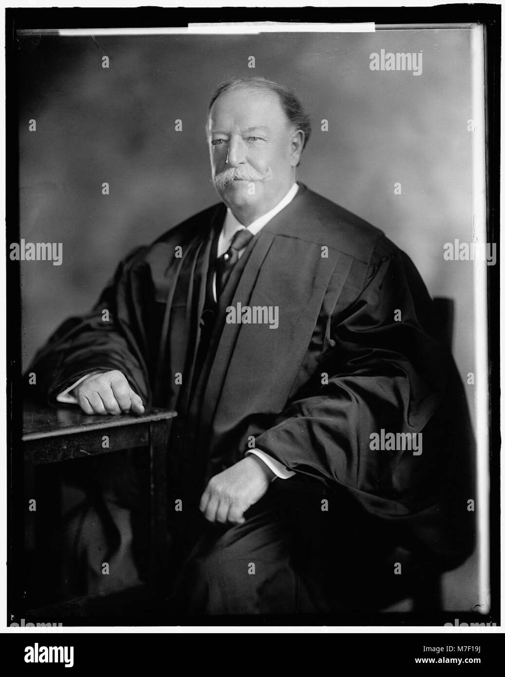 A portrait of William Howard Taft as Chief Justice of the United States ...