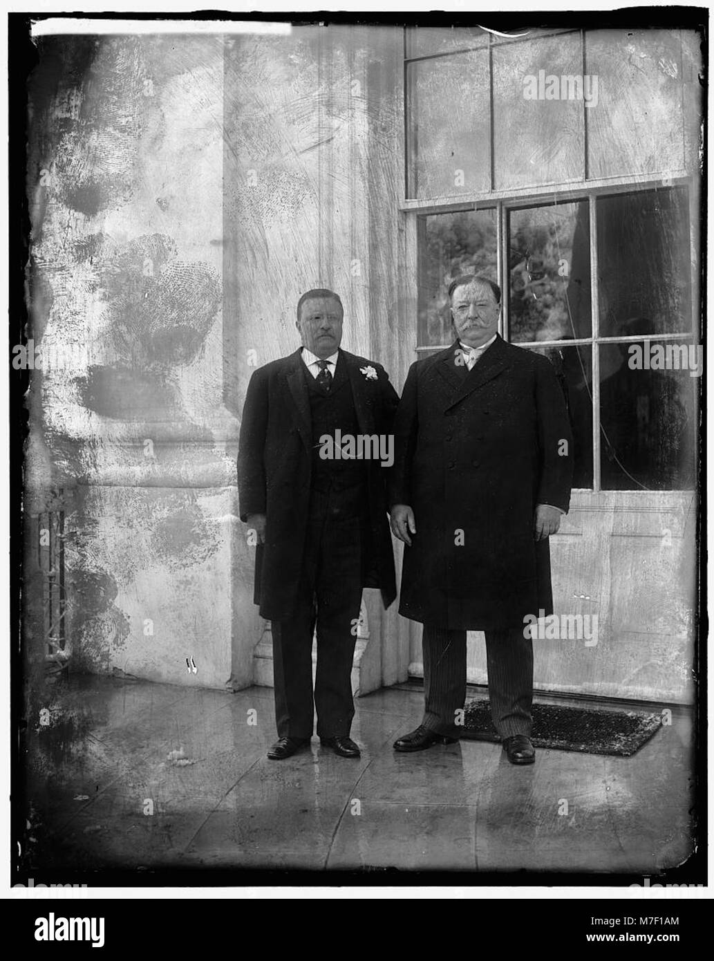 A portrait of President William Howard Taft with Theodore Roosevelt ...