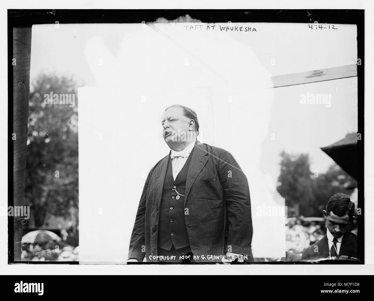 President William Howard Taft is photographed during his visit to ...