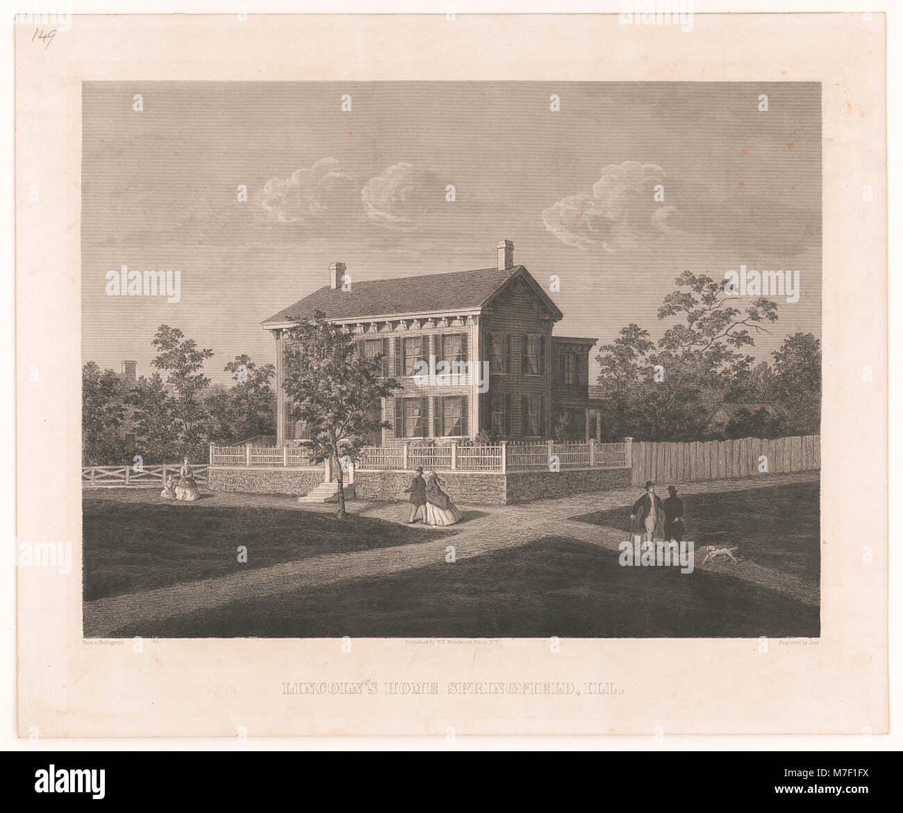 Abraham Lincoln's home in Springfield, Illinois, was his residence ...