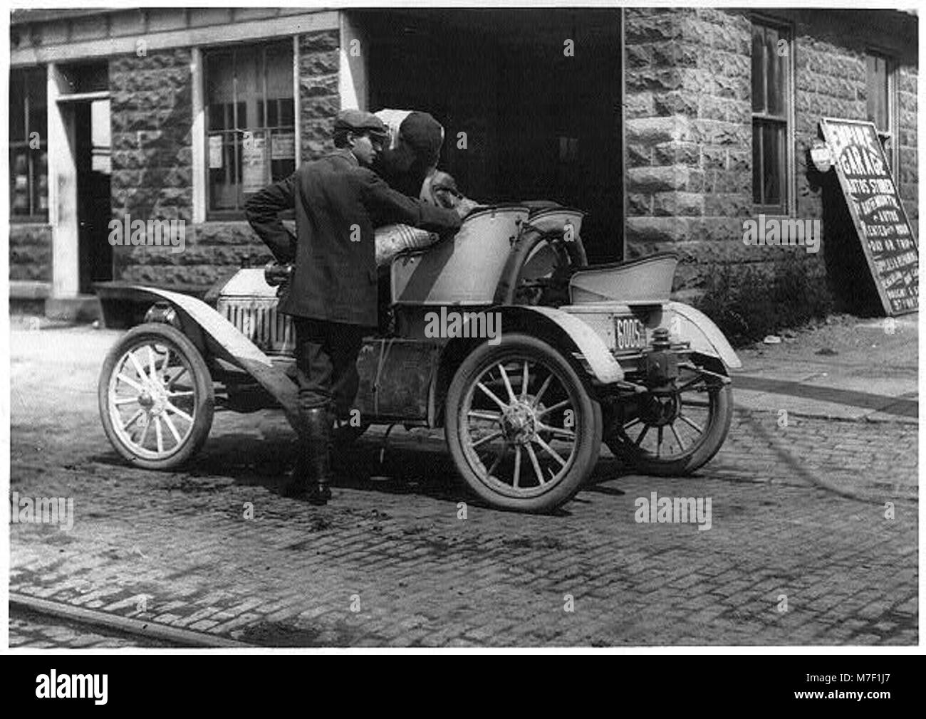 A photograph depicting a scene at Middleton, showing the process of ...