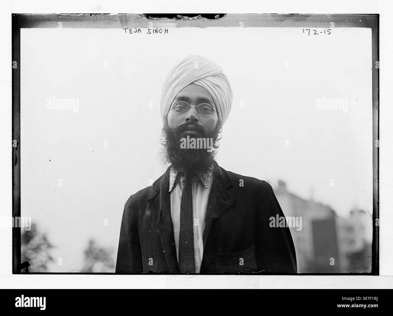 A portrait or historical image of Teja Singh, likely depicting this ...