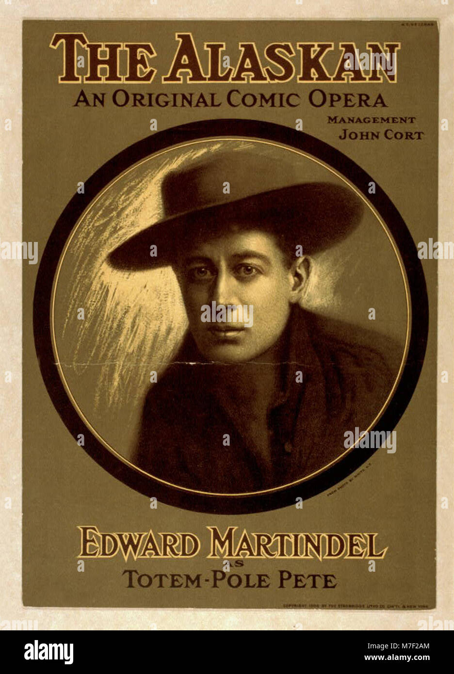 This image depicts a scene from 'The Alaskan,' an original comic opera ...