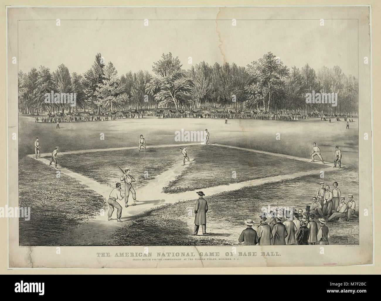 Baseball 1800s hi-res stock photography and images - Alamy