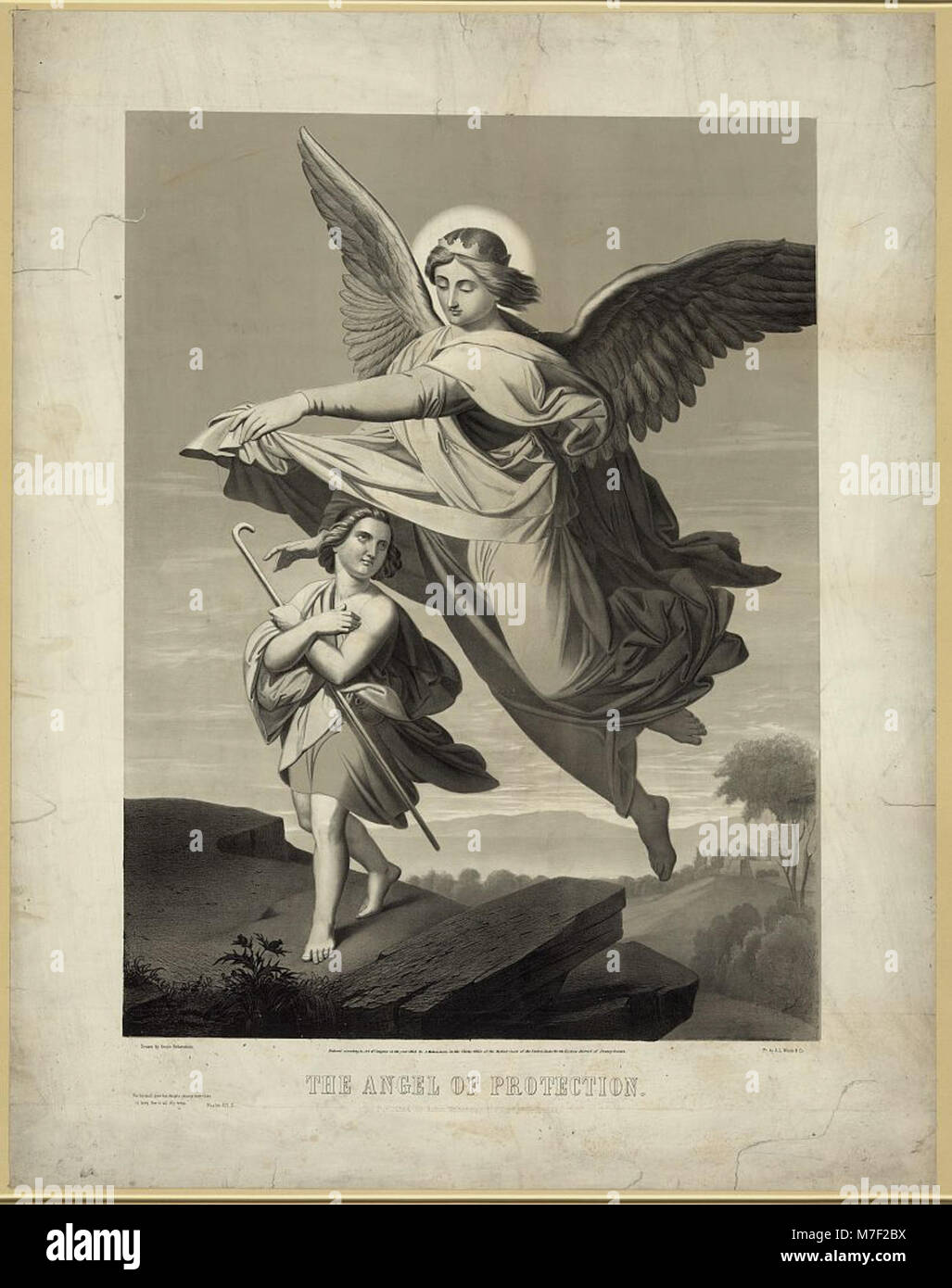 The 'Angel of Protection' is a symbolic figure representing safety and ...
