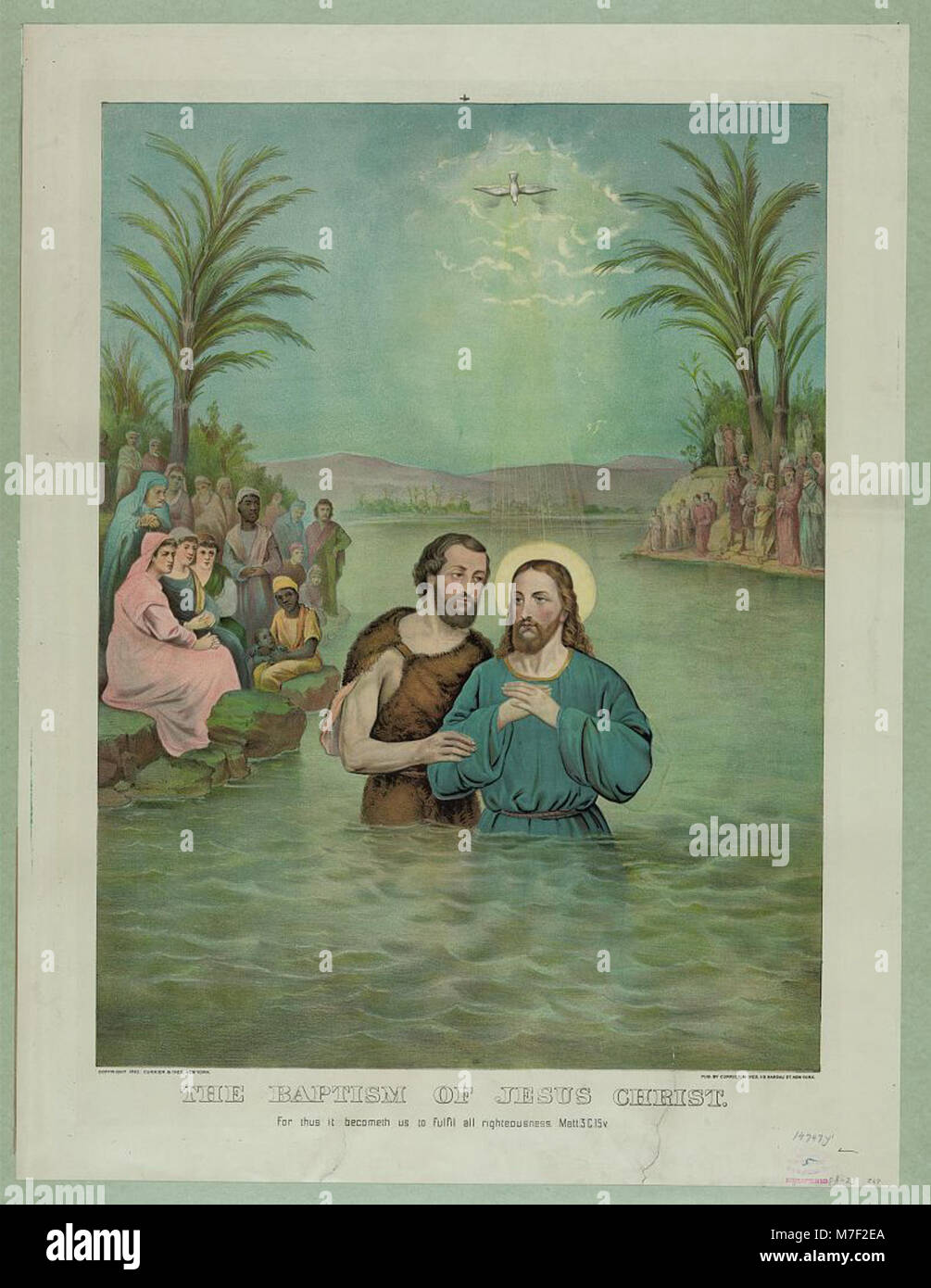 Jesus baptized in jordan river hi-res stock photography and images - Alamy