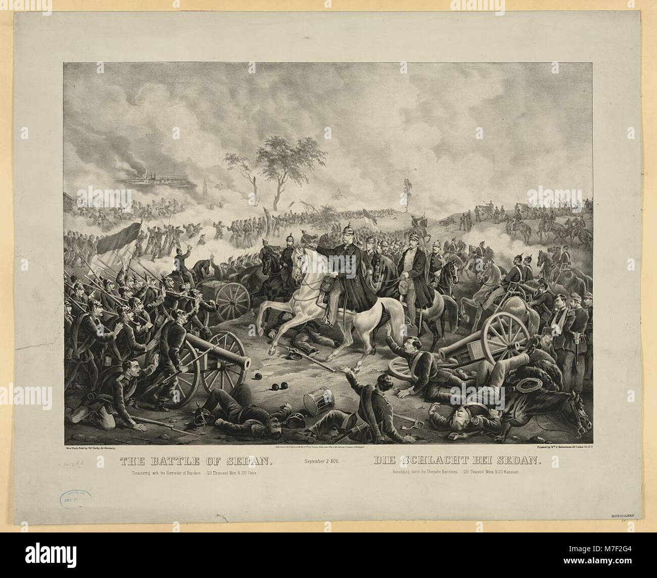 The Battle of Sedan, fought in 1870 during the Franco-Prussian War ...