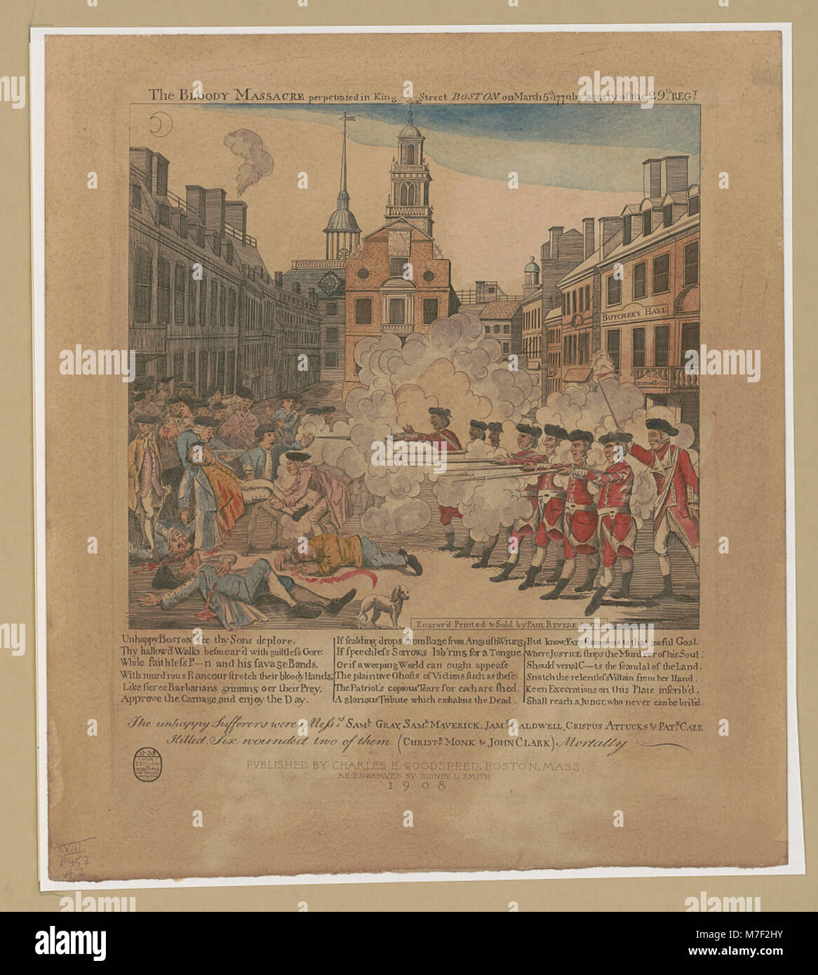 Boston british soldiers hi-res stock photography and images - Alamy