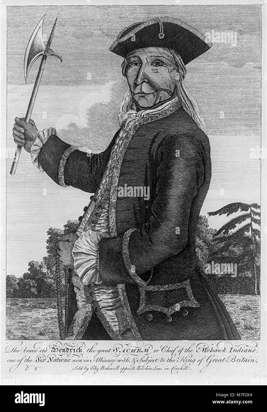 Hendrick chief of mohawk indians hi-res stock photography and images ...