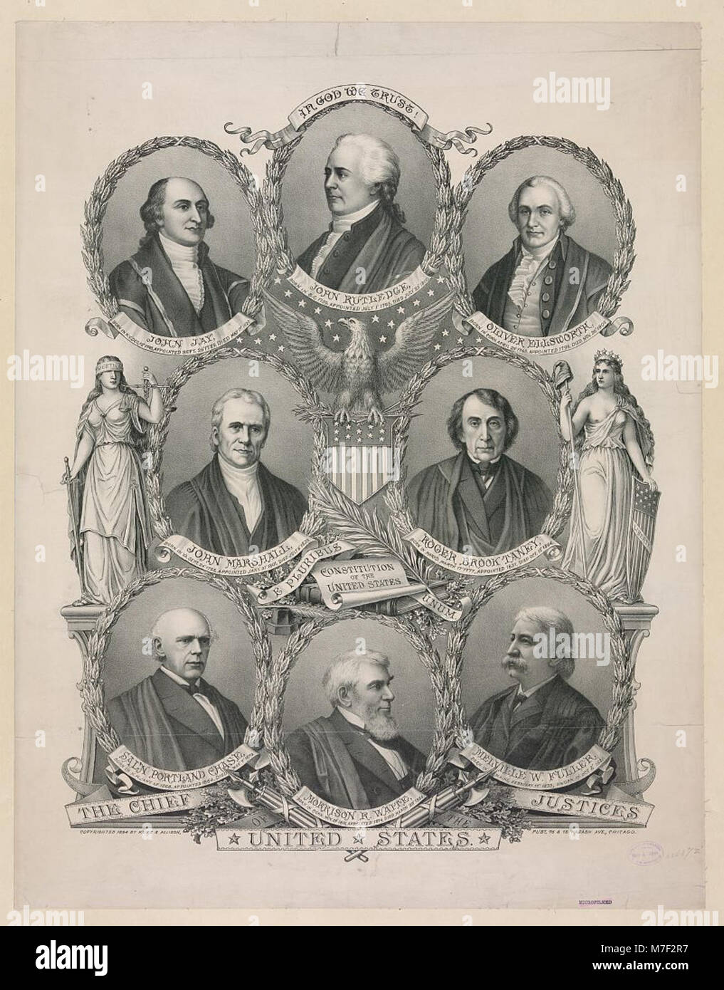 A historical portrait of the Chief Justices of the United States ...