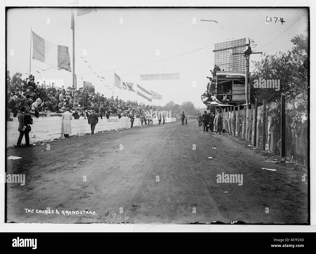 An image of an auto racecourse with a grandstand, showcasing the ...