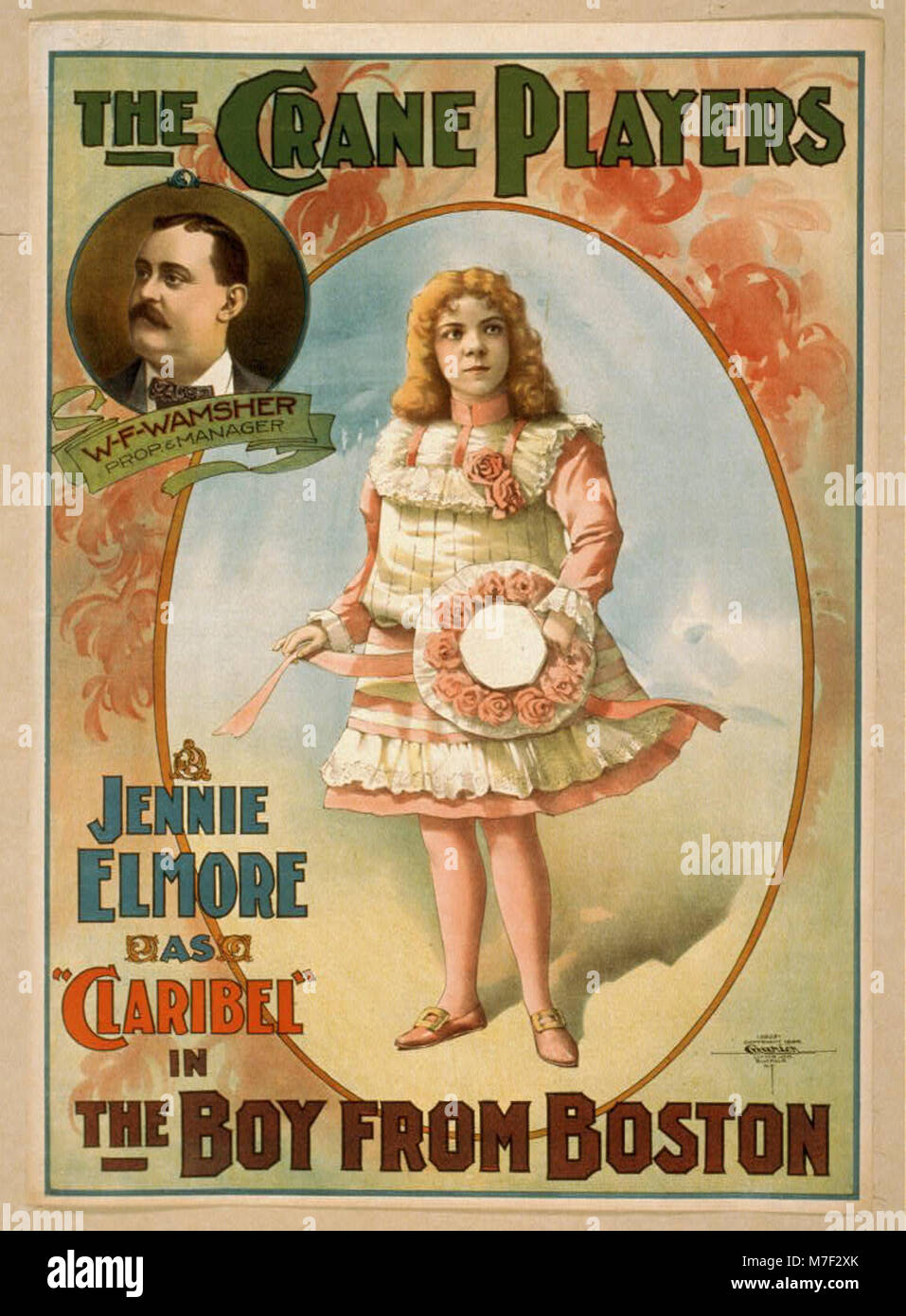 Jennie Elmore as 'Claribel' in a performance by The Crane Players ...