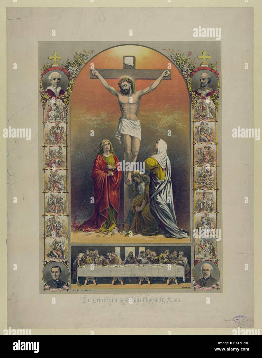 The crucifixion and the way of the holy cross LCCN2003681546 Stock ...