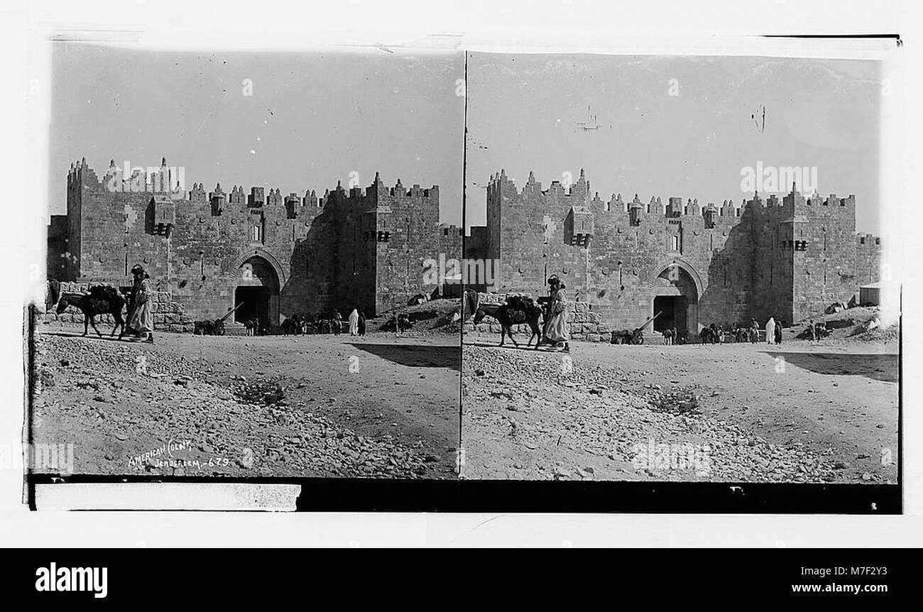 The Damascus Gate, one of the most famous and historic gates of the Old ...