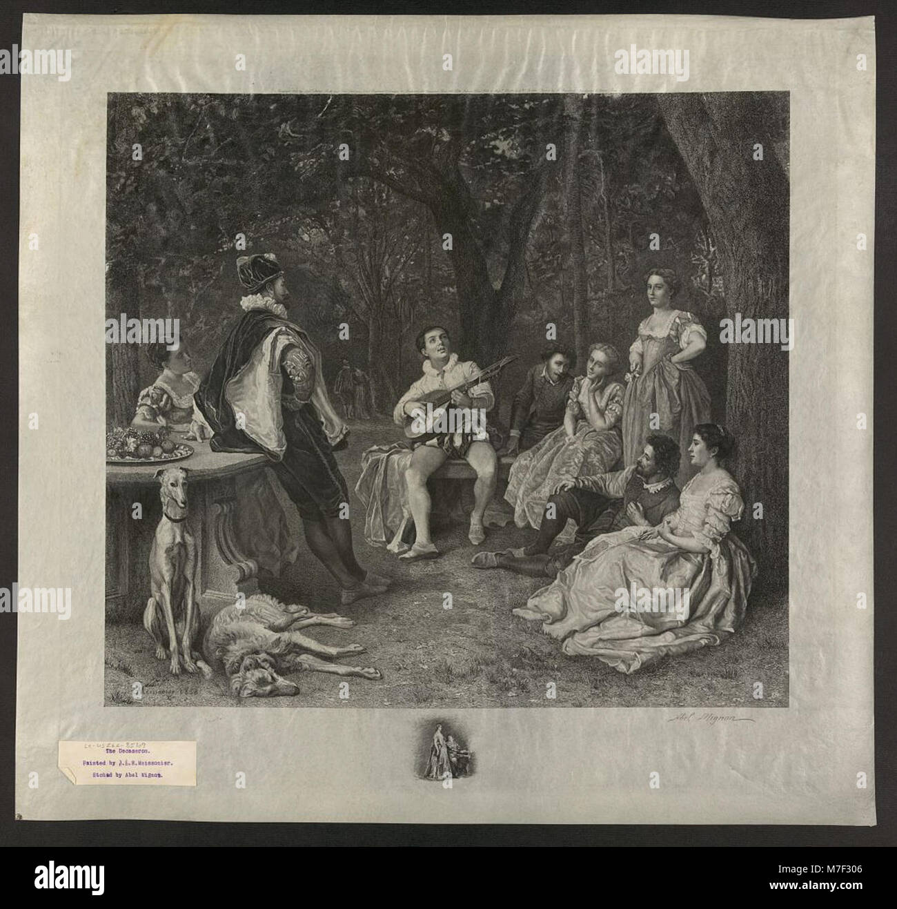 A representation of 'The Decameron,' an iconic collection of novellas ...